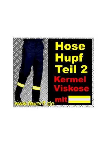 Feuerwehrbundhose HuPF 2 aus Kermel mit Reflex (Novotex) - FEUER1