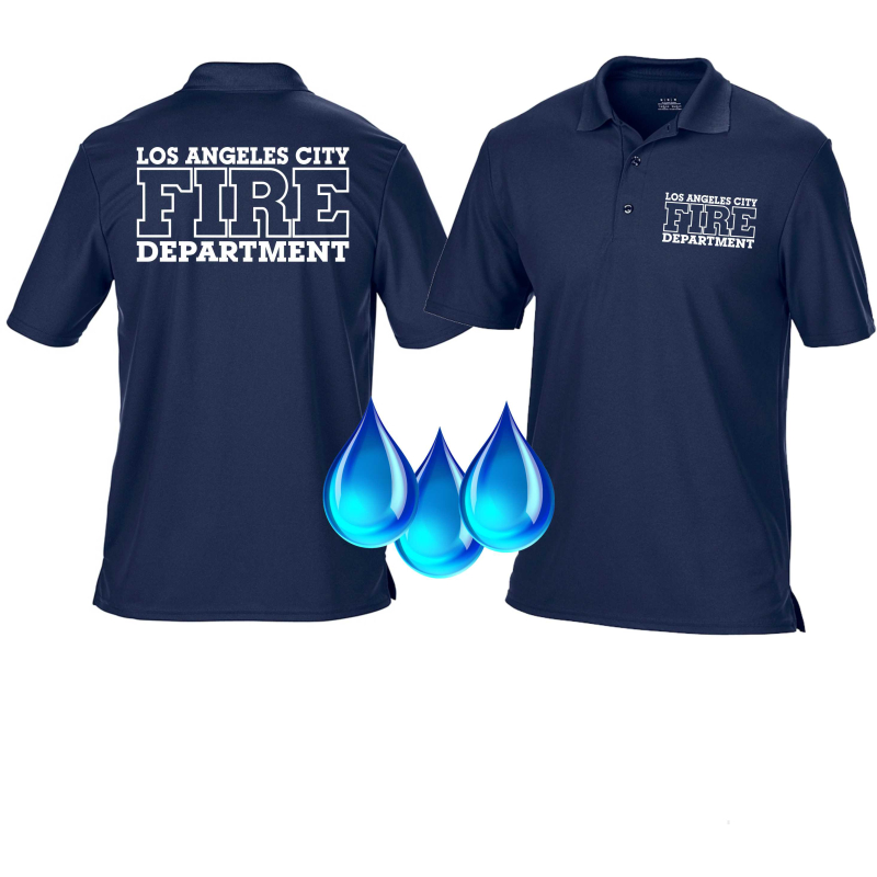 Funcional-Polo azul marino, Los Angeles City Fire Department L - FUEGO1