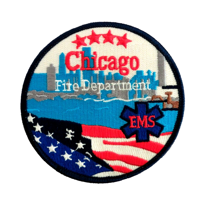 Distintivo Chicago Fire Dept. EMS - FUOCO1